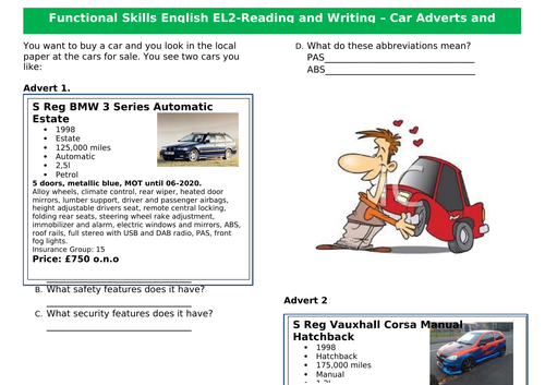 Functional Skills English Bundle 2 | Teaching Resources