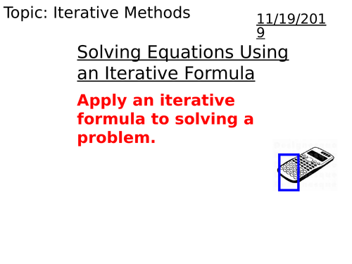 Solving Equations using Iteration | Teaching Resources Solving Equations using Iteration | Teaching Resources