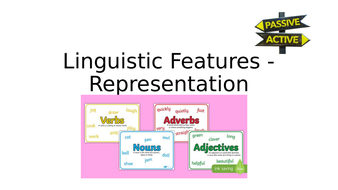 A Level English Language Linguistic Representation | Teaching Resources