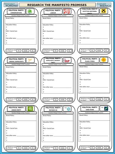 General Election 2024 - Politics Flash Cards | Teaching Resources