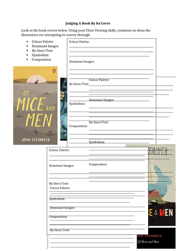 'Of Mice and Men' Novel Study | Teaching Resources