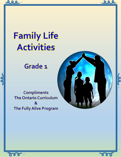 Family Life Activities-Grade 1 | Teaching Resources