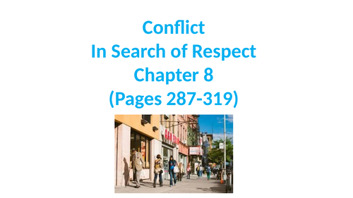 IB Social and Cultural Anthropology: Conflict- In Search of Respect ...