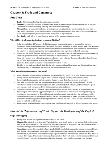 1J The British Empire - Complete Set of Notes | Teaching Resources