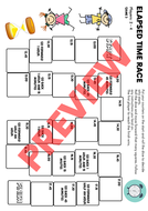 Elapsed Time Problems Board Game | Teaching Resources