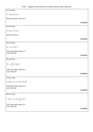 Ratio and Algebra Questions Higher GCSE | Teaching Resources