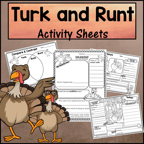 Turk and Runt Activity Sheets *Print and GO!* | Teaching Resources