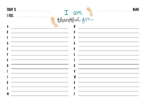 Gratitude Worksheets for Mindfulness | Teaching Resources