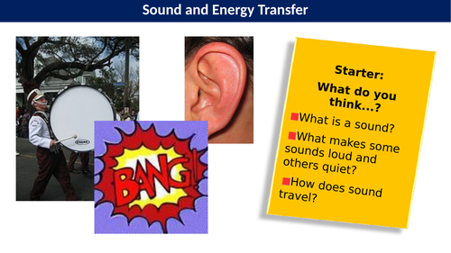 Sound and Energy Transfer | Teaching Resources