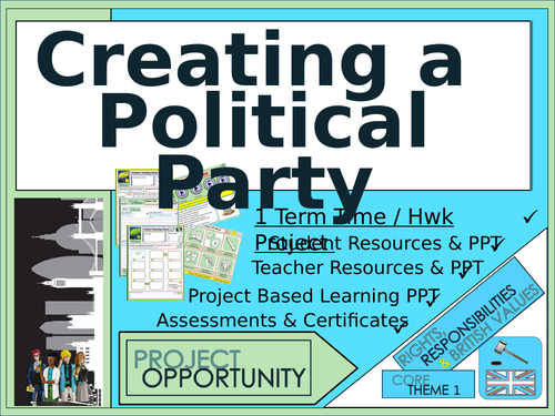 General Election Project - Citizenship | Teaching Resources