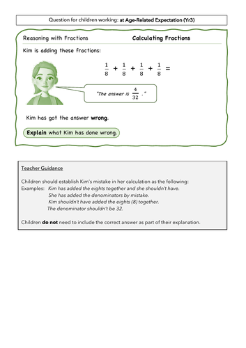 Year 3 Maths: Reasoning with Fractions | Teaching Resources