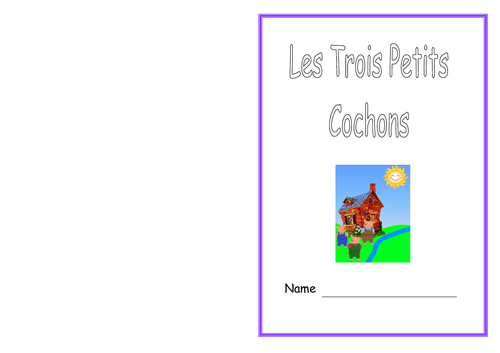 The Three Little Pigs in French (Les Trois Petits Cochons) | Teaching ...