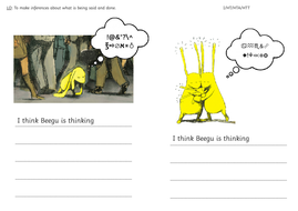 Year 1 Beegu Worksheets on Inference and Prediction | Teaching Resources