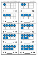 Year 1 Number Bonds to 10 Using Tens Frames | Teaching Resources