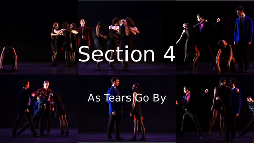 Analysis of Rooster Section 4 As Tears Go By (A Level Dance) | Teaching ...
