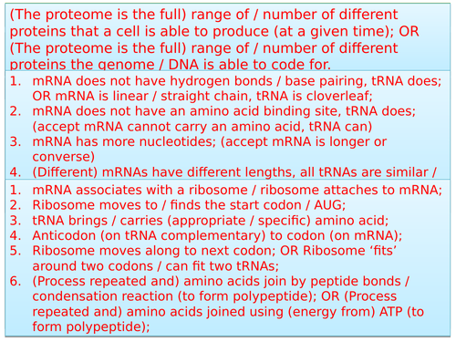 A Level Biology Genetics - Gene expression | Teaching Resources