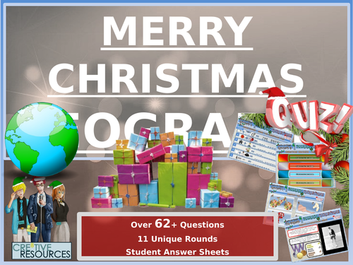 Geography Christmas Quiz | Teaching Resources