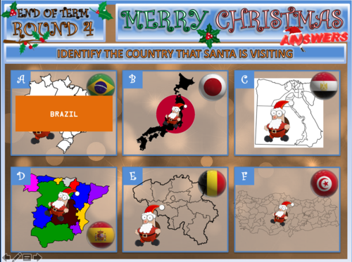Geography Christmas Quiz | Teaching Resources