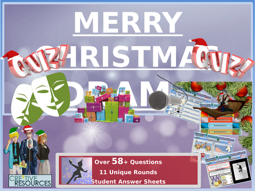 Drama Christmas Quiz | Teaching Resources