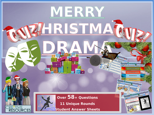 Drama Christmas Quiz | Teaching Resources