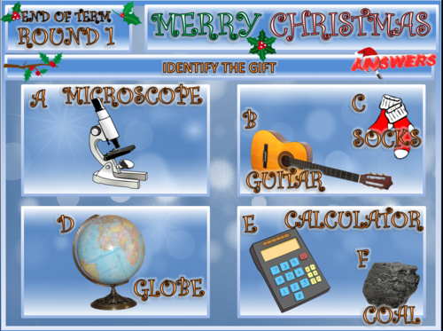 Science Christmas Quiz | Teaching Resources