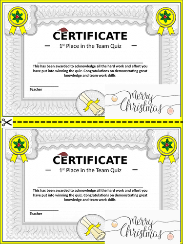 English Christmas Quiz | Teaching Resources