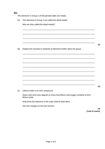 Metallic Bonding - Full Lesson | Teaching Resources