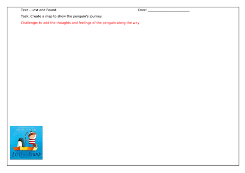 Lost and Found by Oliver Jeffers Whole class Guided Reading activities ...