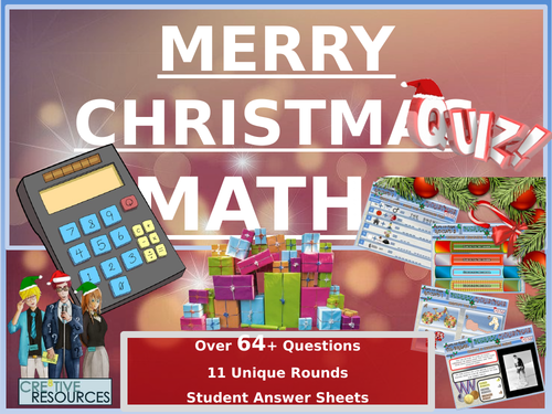 Maths Christmas Quiz | Teaching Resources
