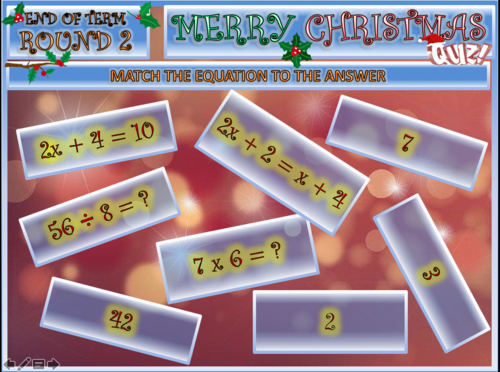 Maths Christmas Quiz | Teaching Resources