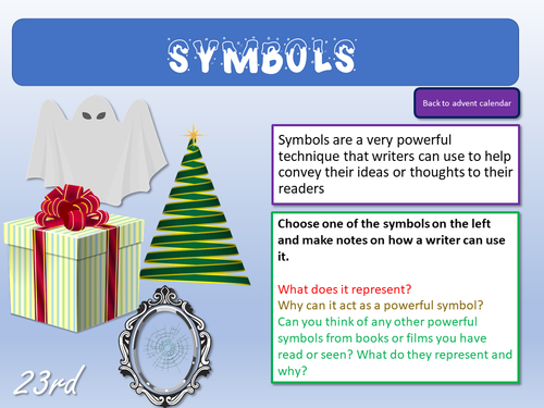 English Christmas Advent Calendar | Teaching Resources