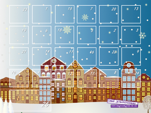 English Christmas Advent Calendar | Teaching Resources