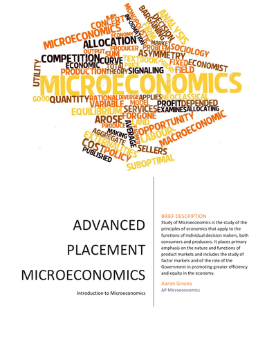 AP Microeconomics Lecture Notes | Teaching Resources AP Microeconomics Lecture Notes | Teaching Resources
