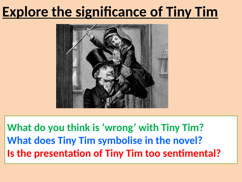 Significance of Tiny Tim in A Christmas Carol | Teaching Resources