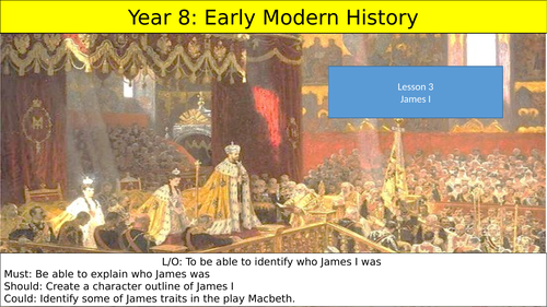 The Reign of James I | Teaching Resources