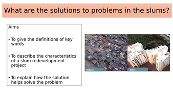 Slum Redevelopment | Teaching Resources