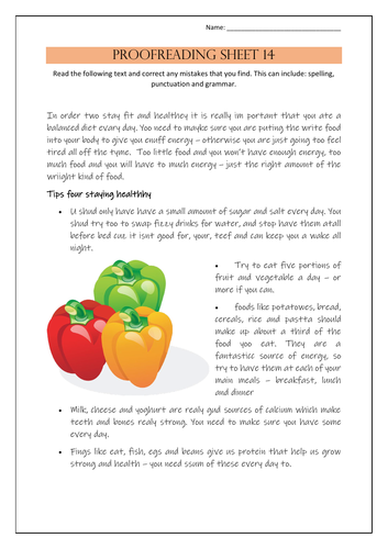 Proofreading Bundle | Teaching Resources