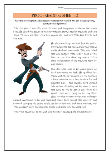 Proofreading Bundle | Teaching Resources