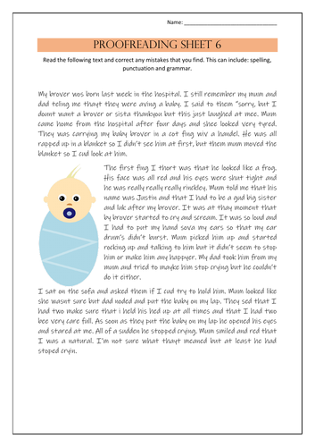 Proofreading Bundle | Teaching Resources