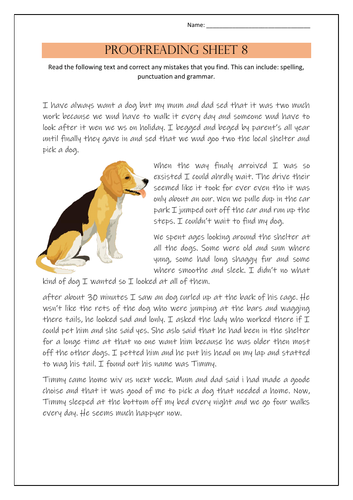 Proofreading Bundle | Teaching Resources