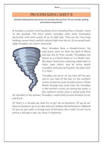 Proofreading Bundle | Teaching Resources