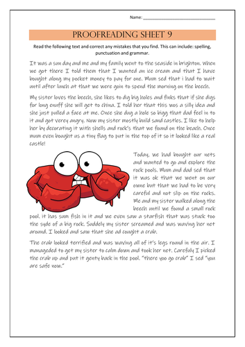 Proofreading Bundle | Teaching Resources