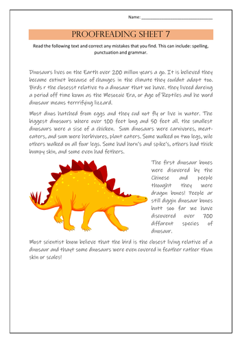 Proofreading Bundle | Teaching Resources