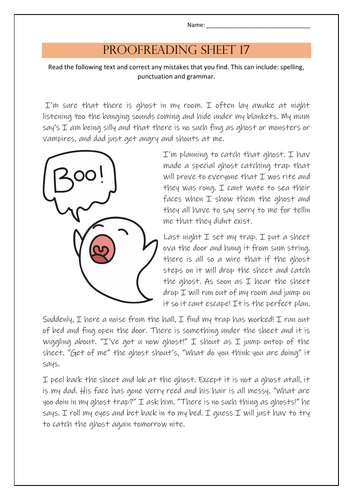 Proofreading Bundle | Teaching Resources