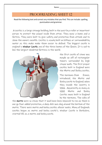 Proofreading Bundle | Teaching Resources