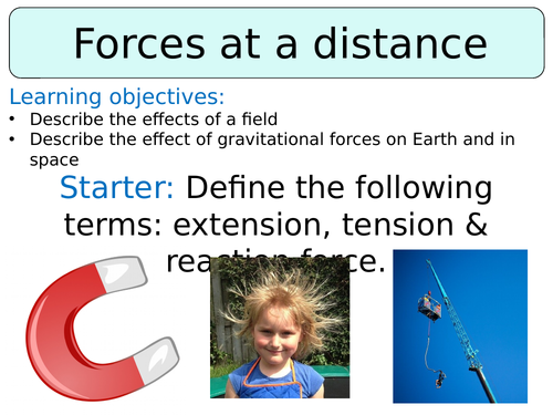 KS3 ~ Year 7 ~ Forces At A Distance: Non-Contact Forces | Teaching Resources