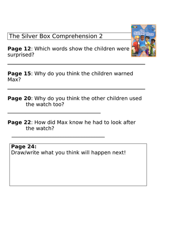 The SIlver Box Project X origins Guided reading resource Turquoise ...