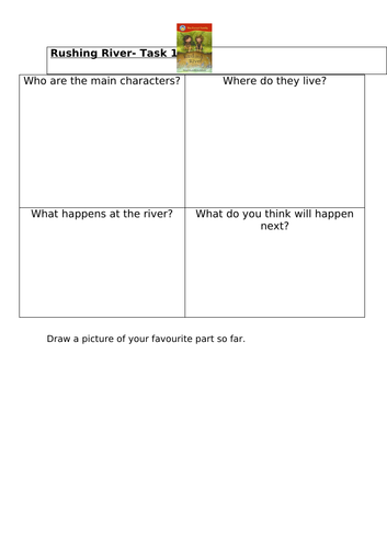 Rushing River Guided reading resources Gold level | Teaching Resources