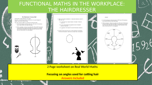Functional Skills Maths in the Workplace: The Hairdressers and Cutting ...