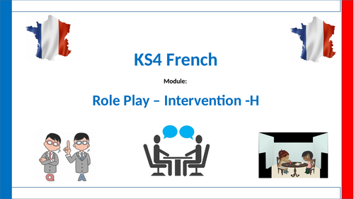 Speaking exam activities French GCSE | Teaching Resources
